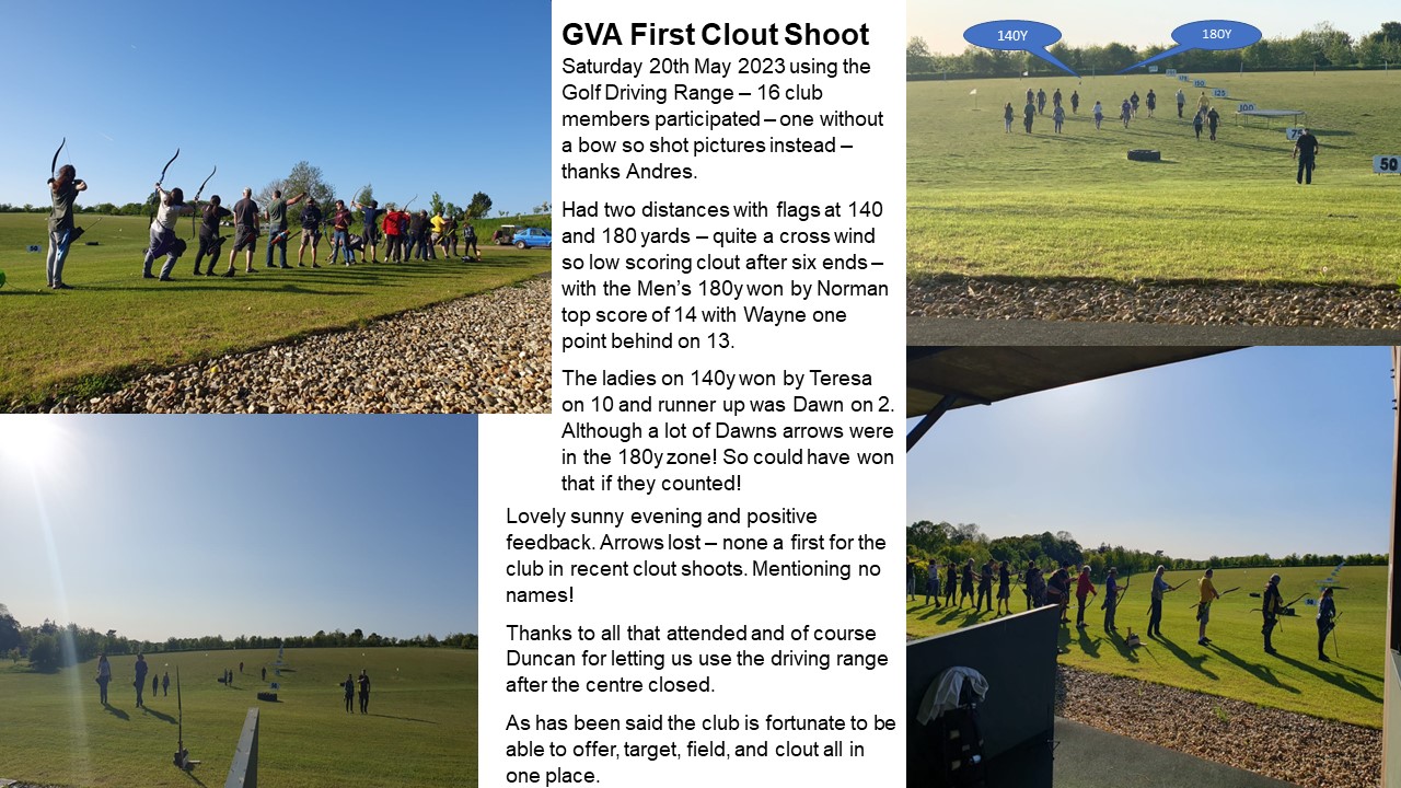 Gipping Valley Archers at Stowmarket Golf Centre. » GVA